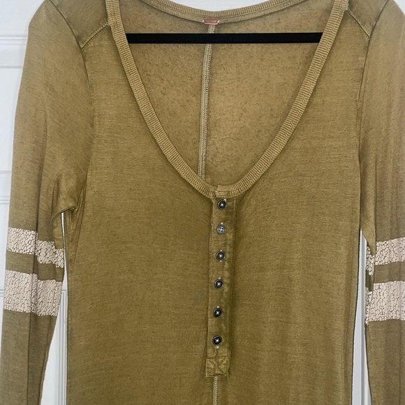 Free People | Dresses | Free People Just Like Heaven Henley Dress ...